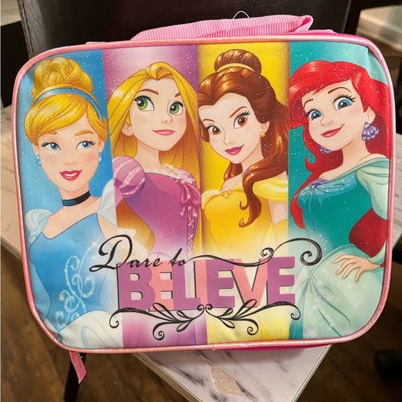 Disney | Accessories | Nwot Disney Dare To Believe Princesses Lunch Box ...